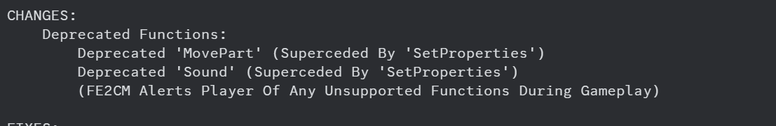 Converting deprecated MovePart & Sound functions to the new format | Flood Escape 2 Wiki | Fandom