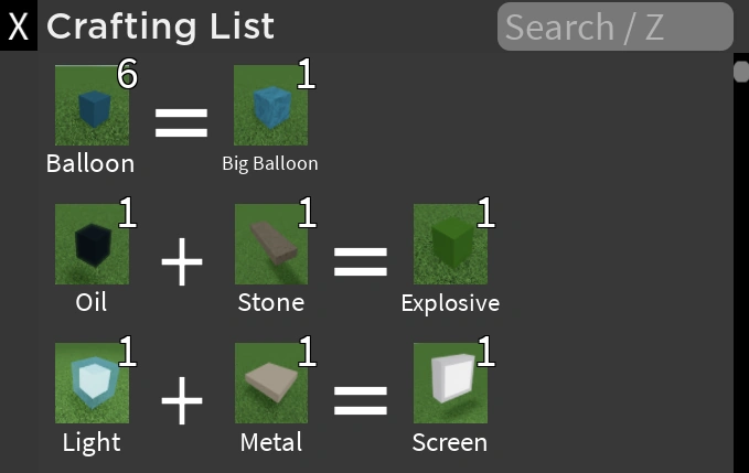 Crafting | Flooded Area Official Wiki | Fandom