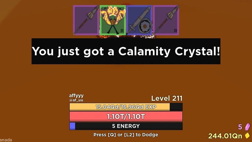 Calamity Crystal | Floor Conquerors Wiki | Fandom