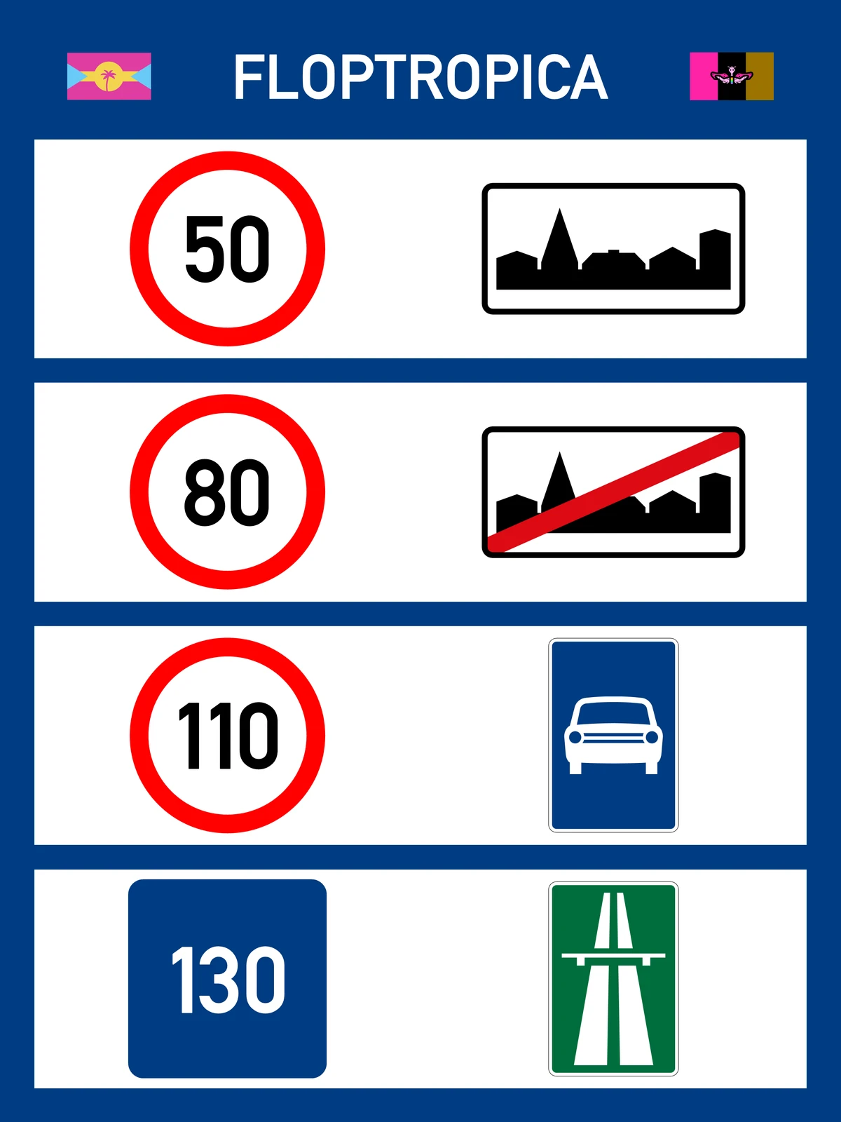 Road signs in Floptropica | Floptok Wiki | Fandom