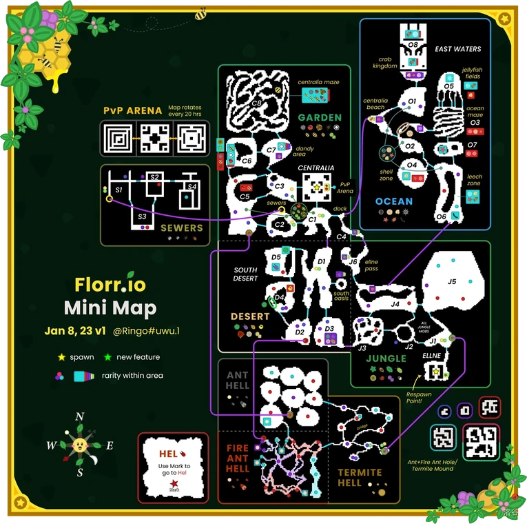 世界地图 | Florr.io 中文维基 | Fandom