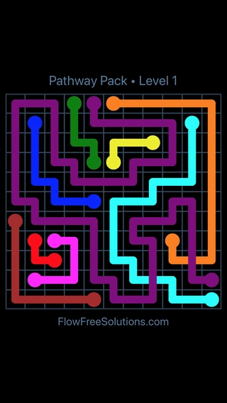 Pathway Pack Levels (1-30)/Bridges | Flow Free Wiki | Fandom