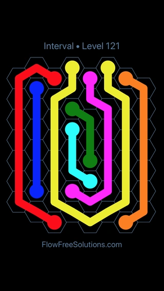 Interval Pack Levels (121-150)/Hexes | Flow Free Wiki | Fandom