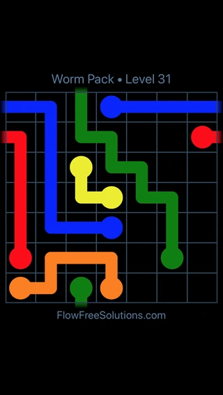 Worm Pack Levels (31-60)/Warps | Flow Free Wiki | Fandom