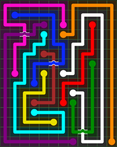 Extreme Rectangle Pack Levels (121-150)/Bridges | Flow Free Wiki | Fandom