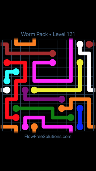 Worm Pack Levels (121-150)/Warps | Flow Free Wiki | Fandom