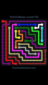 14x14 Mania Levels (91-120)/Bridges | Flow Free Wiki | Fandom