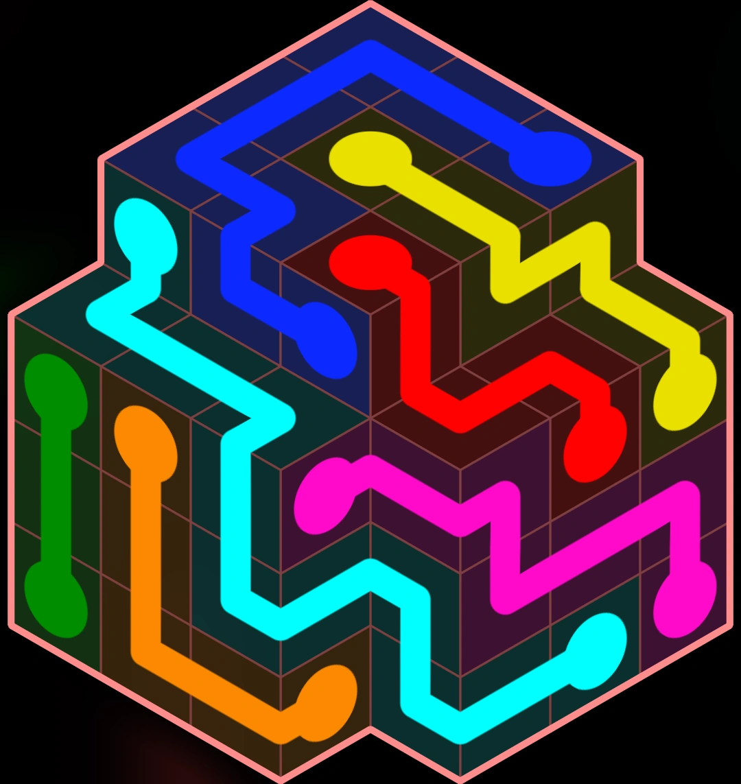 Triple Cube Levels (61-90)/Shapes | Flow Free Wiki | Fandom