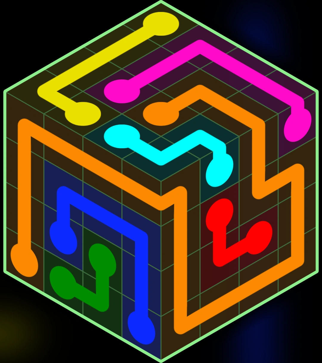 Cube Pack Levels (61-90)/Shapes | Flow Free Wiki | Fandom