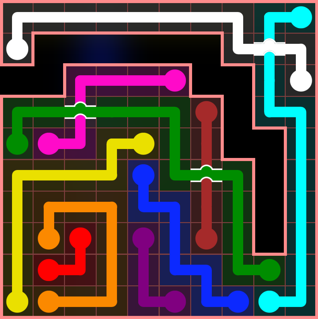 Worm Pack Levels (1-30)/Bridges | Flow Free Wiki | Fandom