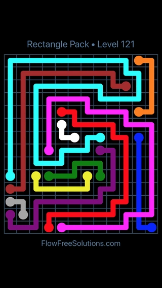 Rectangle Pack Levels (121-150)/Bridges | Flow Free Wiki | Fandom