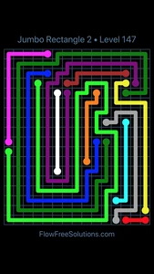 Jumbo Rectangle Pack 2 Levels (121-150) | Flow Free Wiki | Fandom
