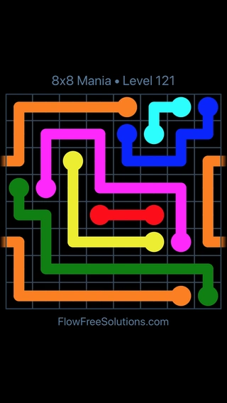 8x8 Mania Levels (121-150)/Warps | Flow Free Wiki | Fandom