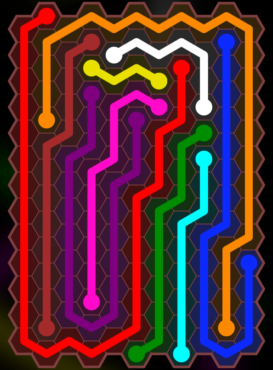 11x14 Mega Mania Levels (1-30)/Hexes | Flow Free Wiki | Fandom