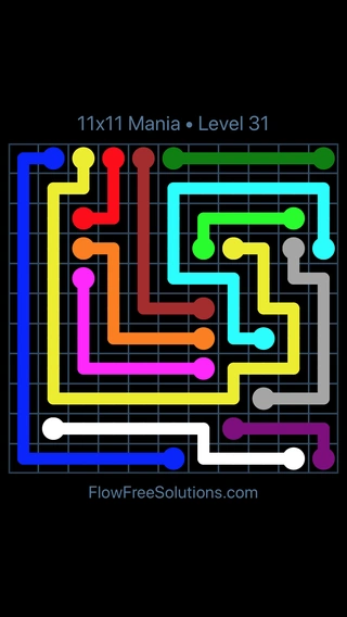 11x11 Mania Levels (31-60) | Flow Free Wiki | Fandom