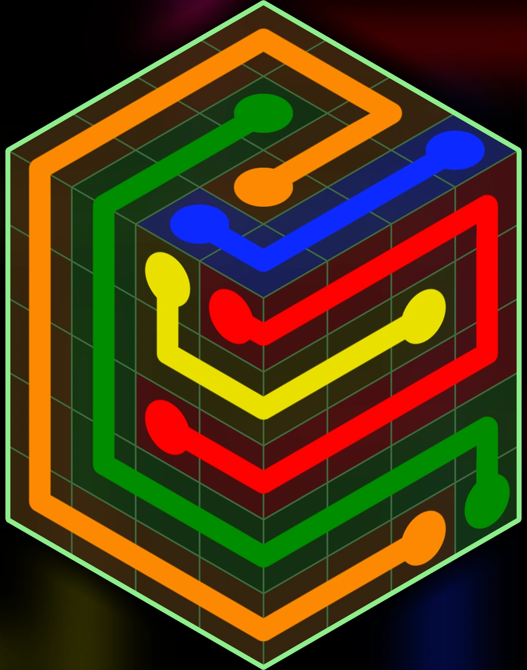 Cube Pack Levels (91-120)/Shapes | Flow Free Wiki | Fandom