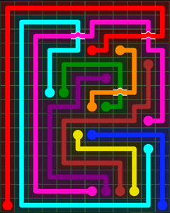Extreme Rectangle Pack Levels (121-150)/Bridges | Flow Free Wiki | Fandom