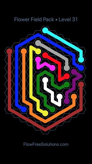 Flower Field Pack Levels (31-60) | Flow Free Wiki | Fandom