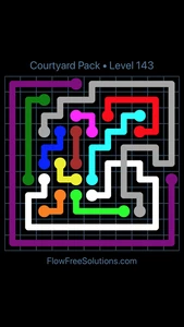 Courtyard Pack Levels (121-150)/Bridges | Flow Free Wiki | Fandom