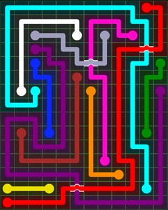 Extreme Rectangle Pack Levels (121-150)/Bridges | Flow Free Wiki | Fandom