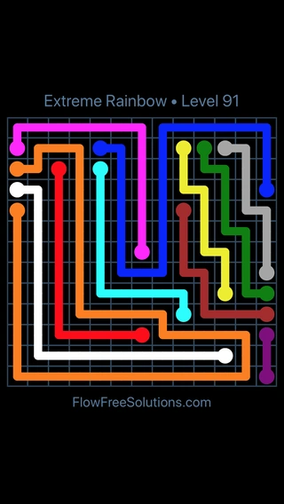 Extreme Rainbow Pack Levels (91-120) | Flow Free Wiki | Fandom