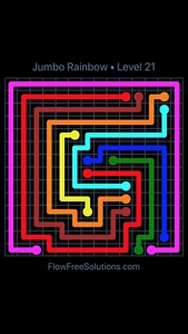 Jumbo Rainbow Levels (1-30) | Flow Free Wiki | Fandom