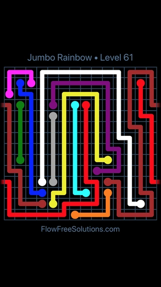 Jumbo Rainbow Levels (61-90)/Warps | Flow Free Wiki | Fandom