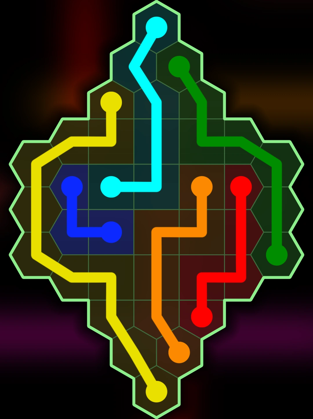 Polygon Pack Levels (121-150)/Shapes | Flow Free Wiki | Fandom