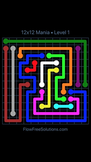 12x12 Mania Levels (1-30) | Flow Free Wiki | Fandom