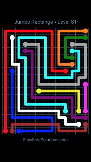 Jumbo Rectangle Pack Levels (61-90)/Bridges | Flow Free Wiki | Fandom
