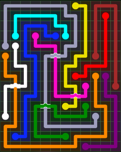 Extreme Rectangle Pack Levels (121-150)/Bridges | Flow Free Wiki | Fandom