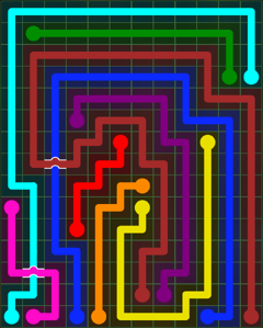 Extreme Rectangle Pack Levels (121-150)/Bridges | Flow Free Wiki | Fandom