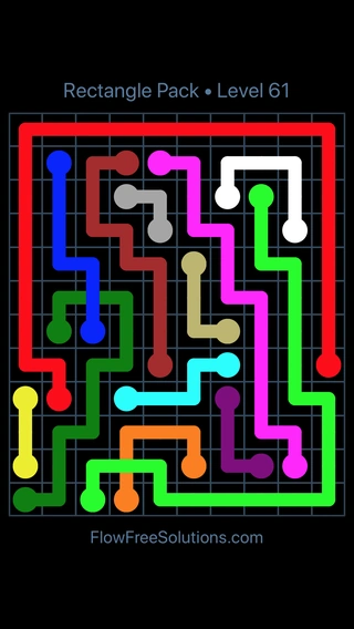 Rectangle Pack Levels (61-90)/Bridges | Flow Free Wiki | Fandom