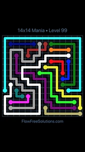 14x14 Mania Levels (91-120)/Bridges | Flow Free Wiki | Fandom