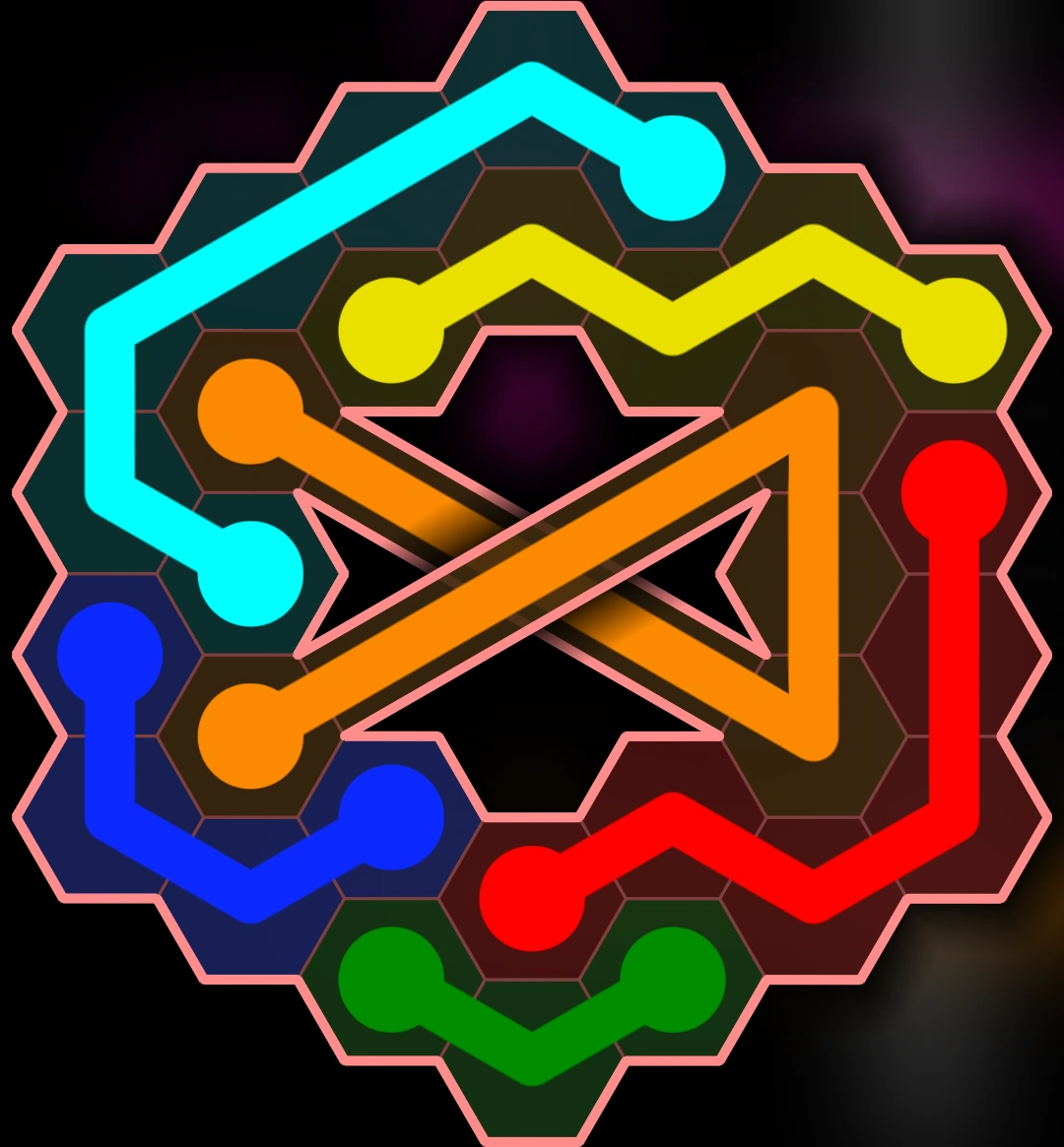 Hexing Pack Levels (1-30)/Bridges | Flow Free Wiki | Fandom