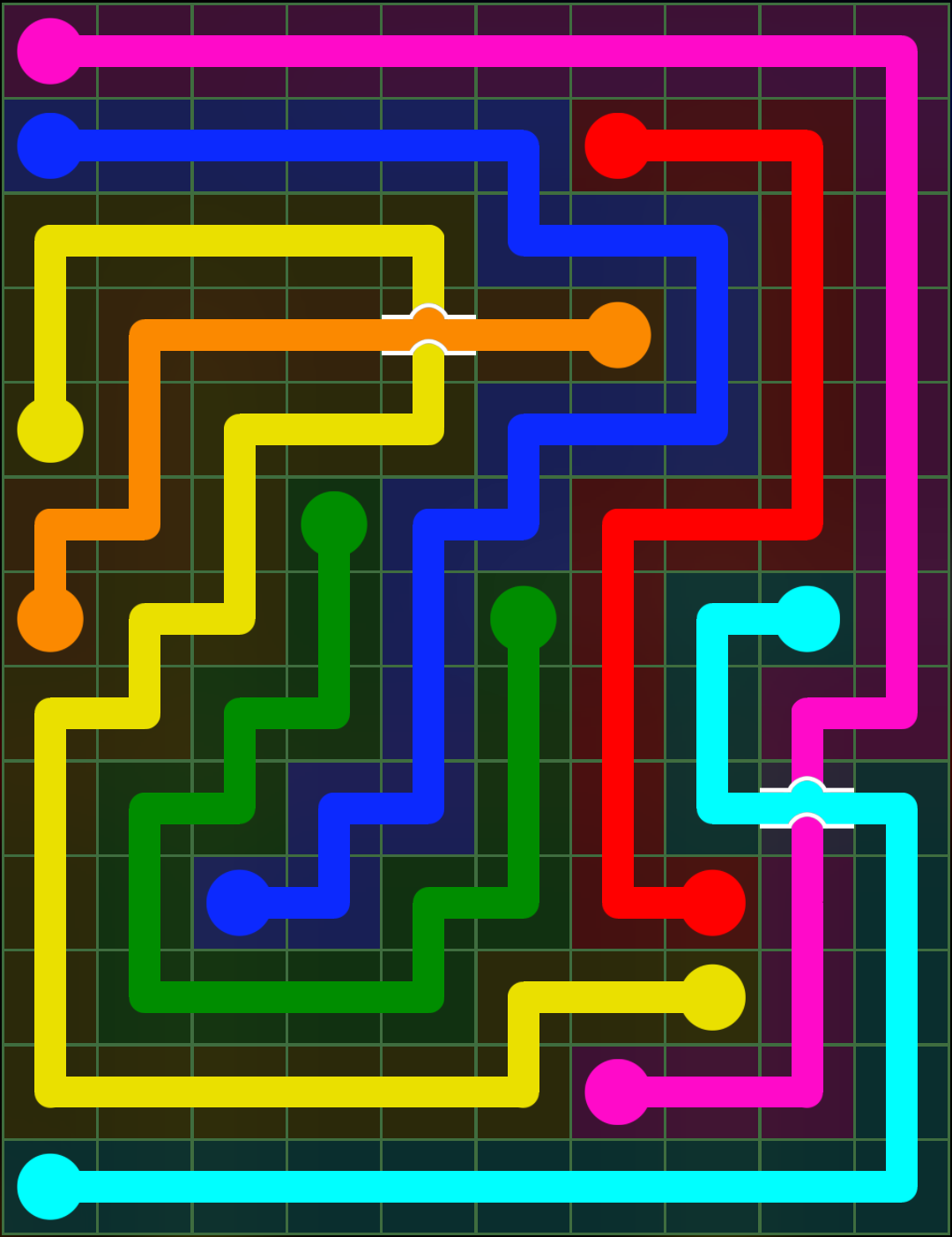 Extreme Rectangle Pack Levels (61-90)/Bridges | Flow Free Wiki | Fandom