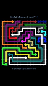 14x14 Mania Levels (91-120)/Bridges | Flow Free Wiki | Fandom