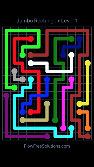 Jumbo Rectangle Pack (Bridges) | Flow Free Wiki | Fandom