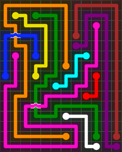 Extreme Rectangle Pack Levels (121-150)/Bridges | Flow Free Wiki | Fandom