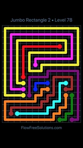 Jumbo Rectangle Pack 2 Levels (61-90) | Flow Free Wiki | Fandom