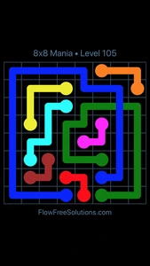 8x8 Mania Levels (91-120)/Bridges | Flow Free Wiki | Fandom