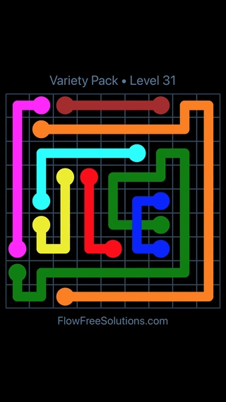 Variety Pack Levels (31-60)/Bridges | Flow Free Wiki | Fandom