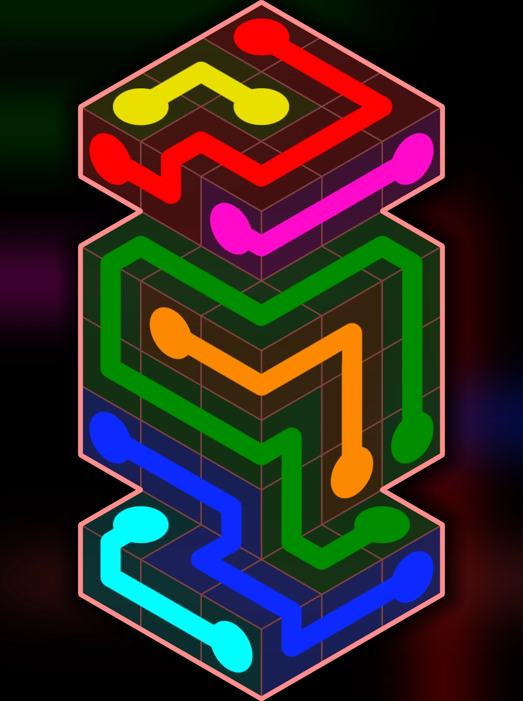 Cube Stacks Levels (31-60) | Flow Free Wiki | Fandom