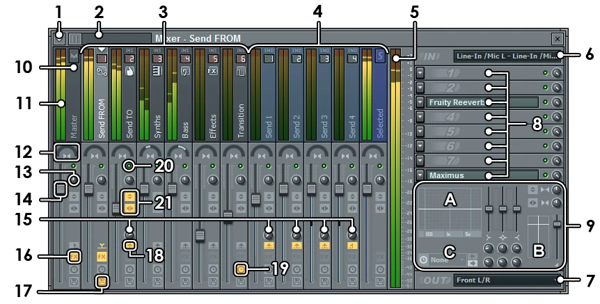 Mixer | FL-Studio Wiki | Fandom