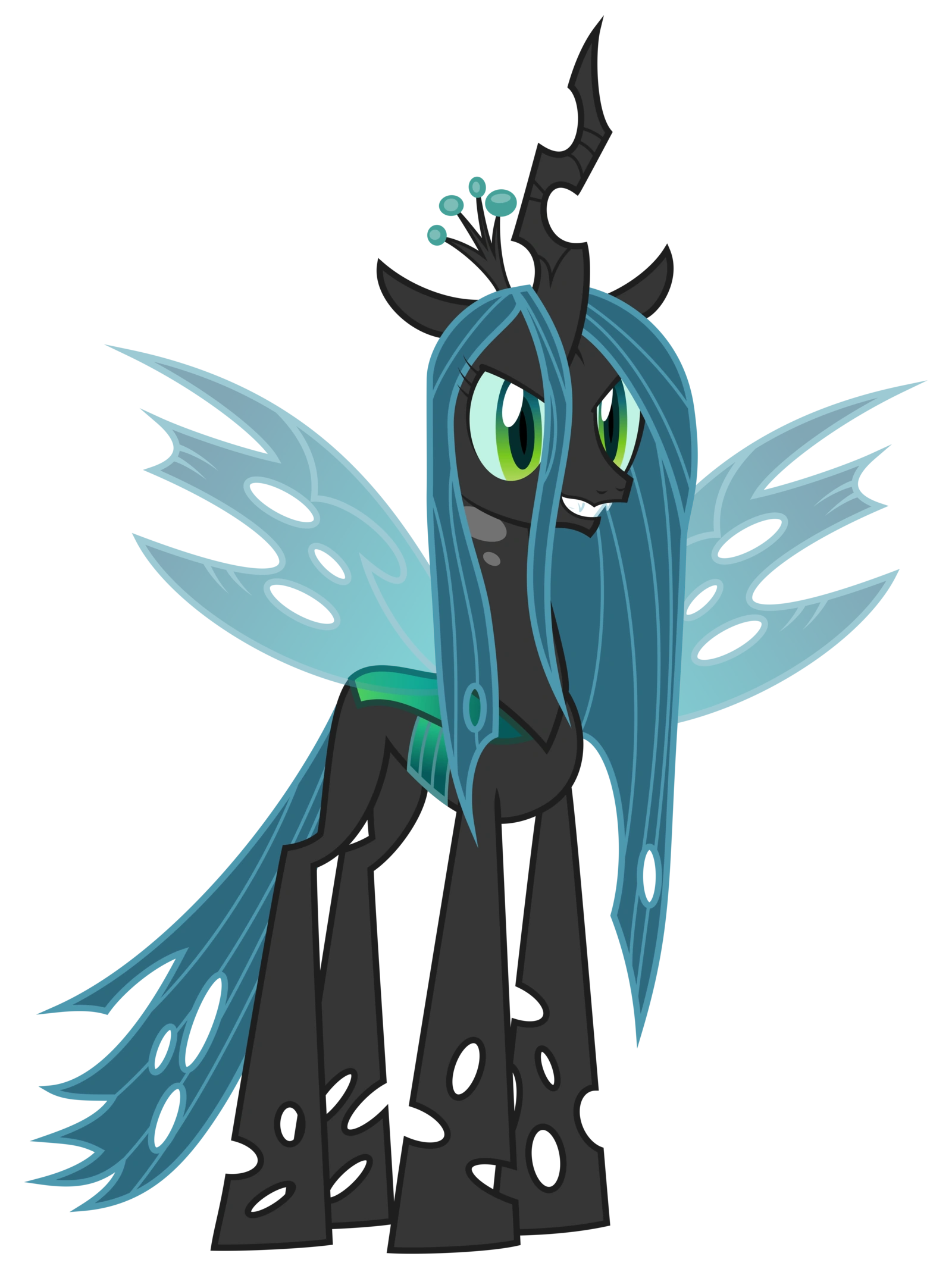 Queen Chrysalis And Fluffle Puff