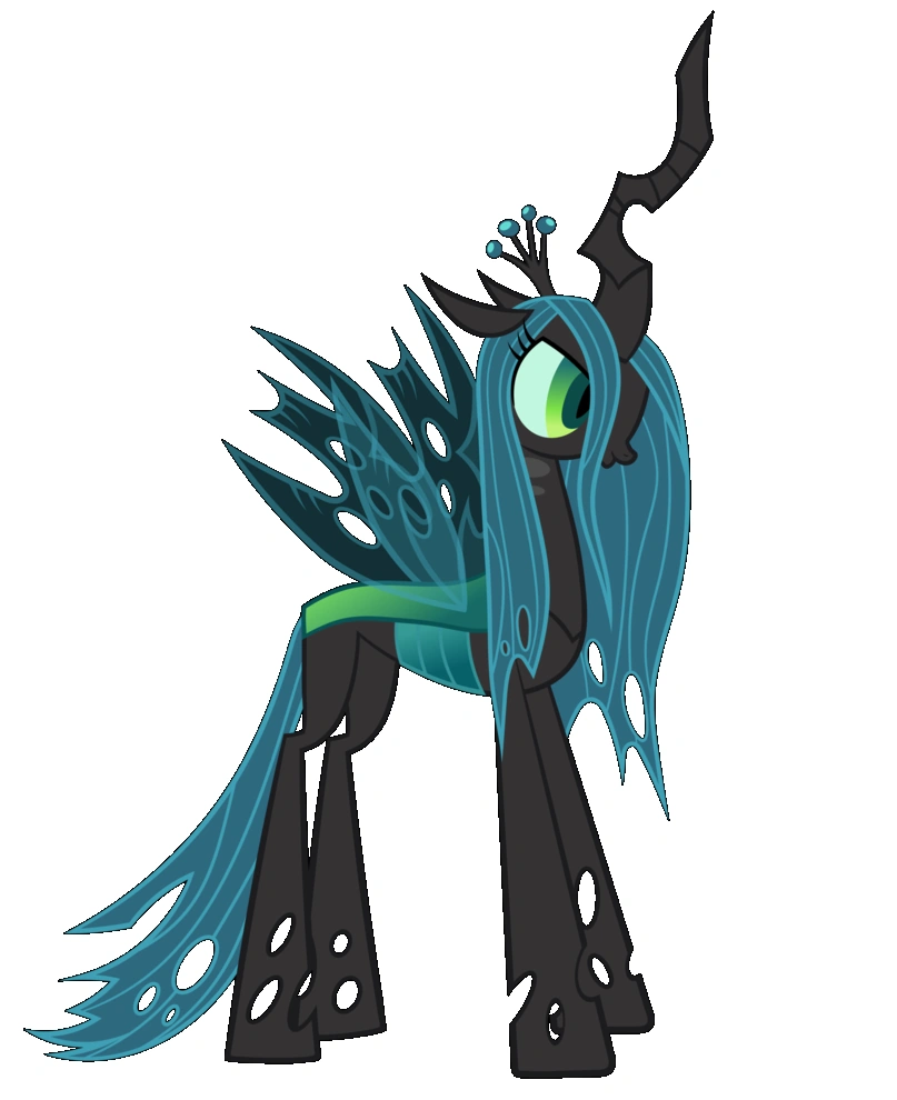 Queen Chrysalis And Fluffle Puff
