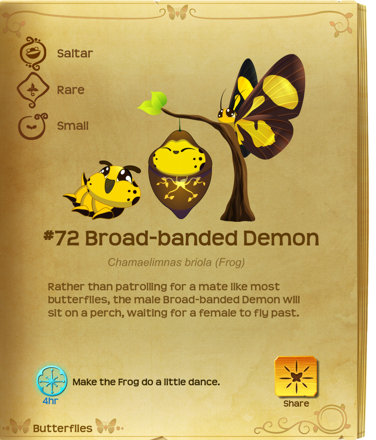 Broad-banded Demon | Flutter Butterfly Sanctuary Wiki | Fandom