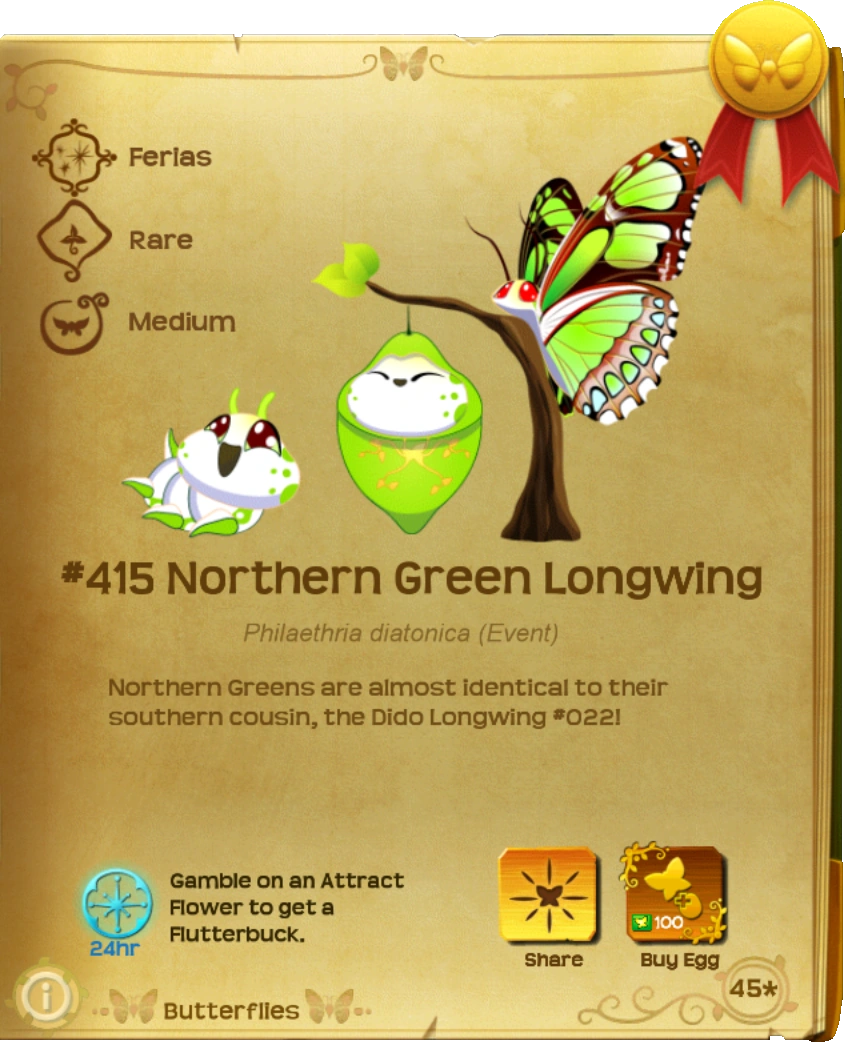 Northern Green Longwing | Flutter Butterfly Sanctuary Wiki | Fandom