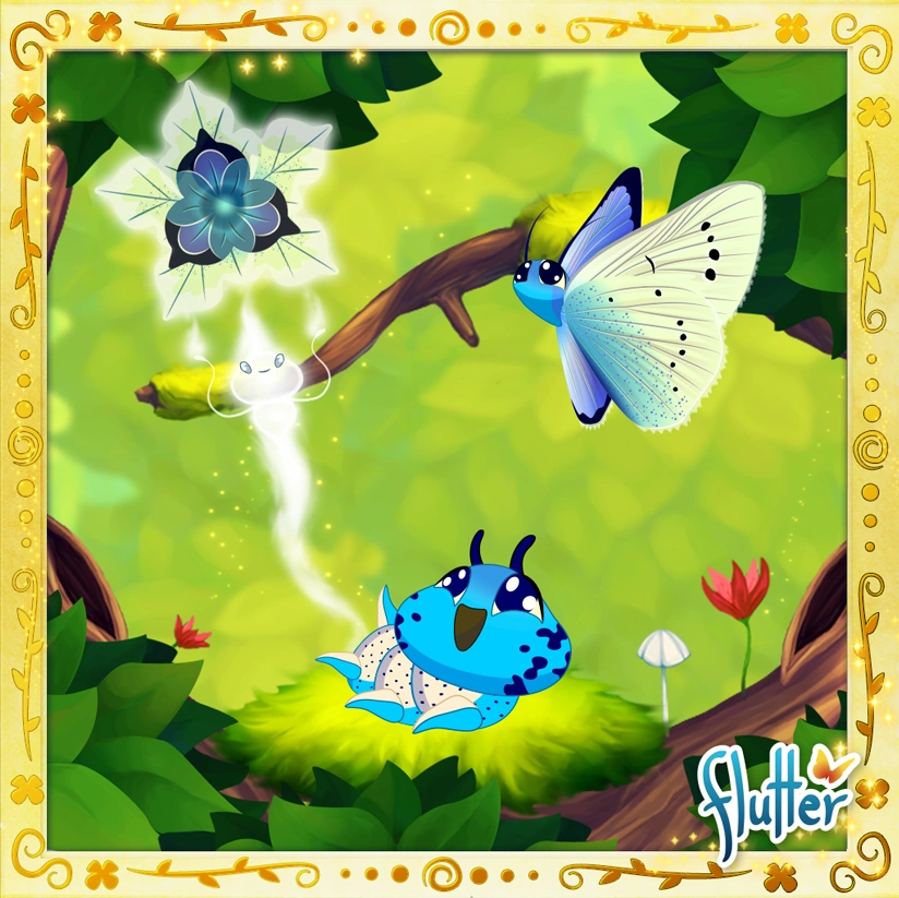 Green-underside Blue | Flutter Butterfly Sanctuary Wiki | Fandom