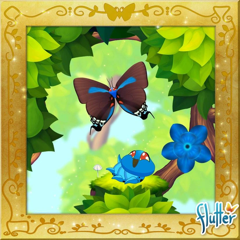 Great Blue Hairstreak | Flutter Butterfly Sanctuary Wiki | Fandom